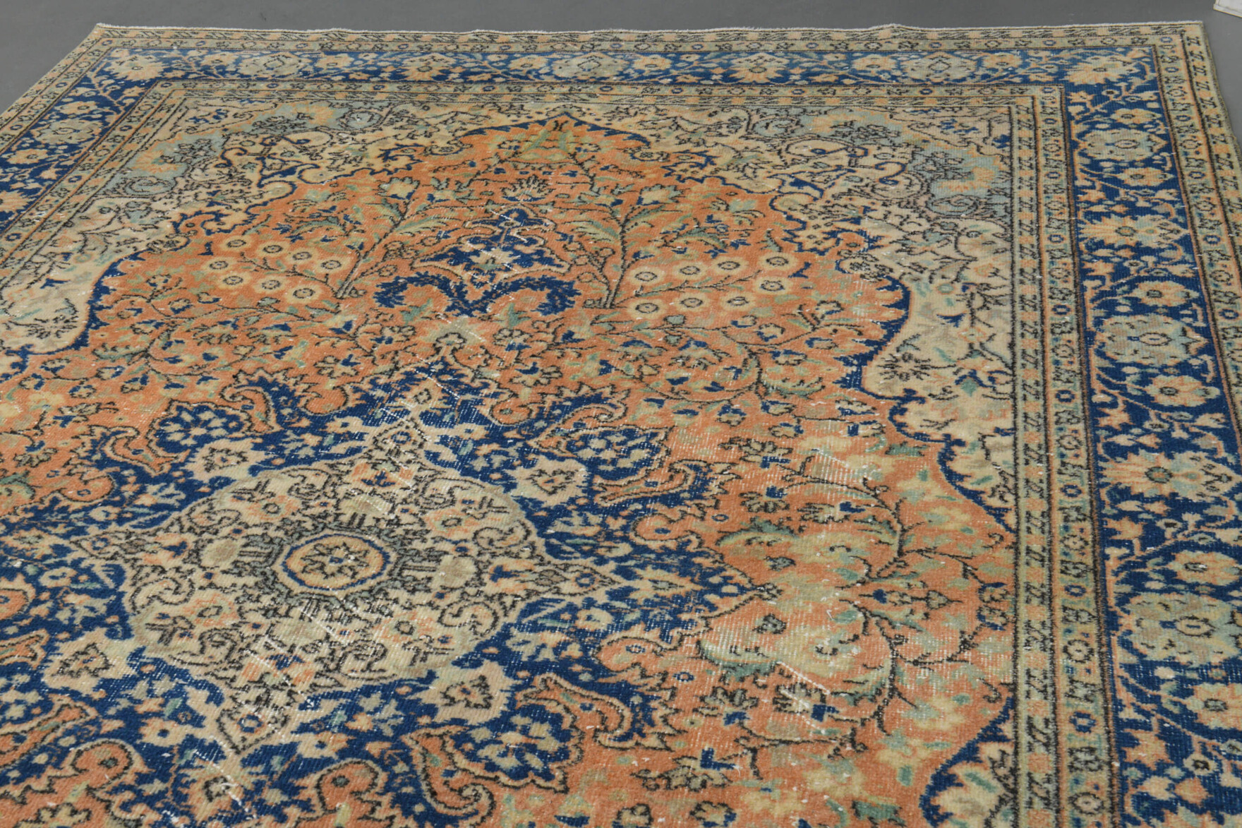 Handmade Vintage Area Rug | Rugser ® Vintage Turkish Rugs