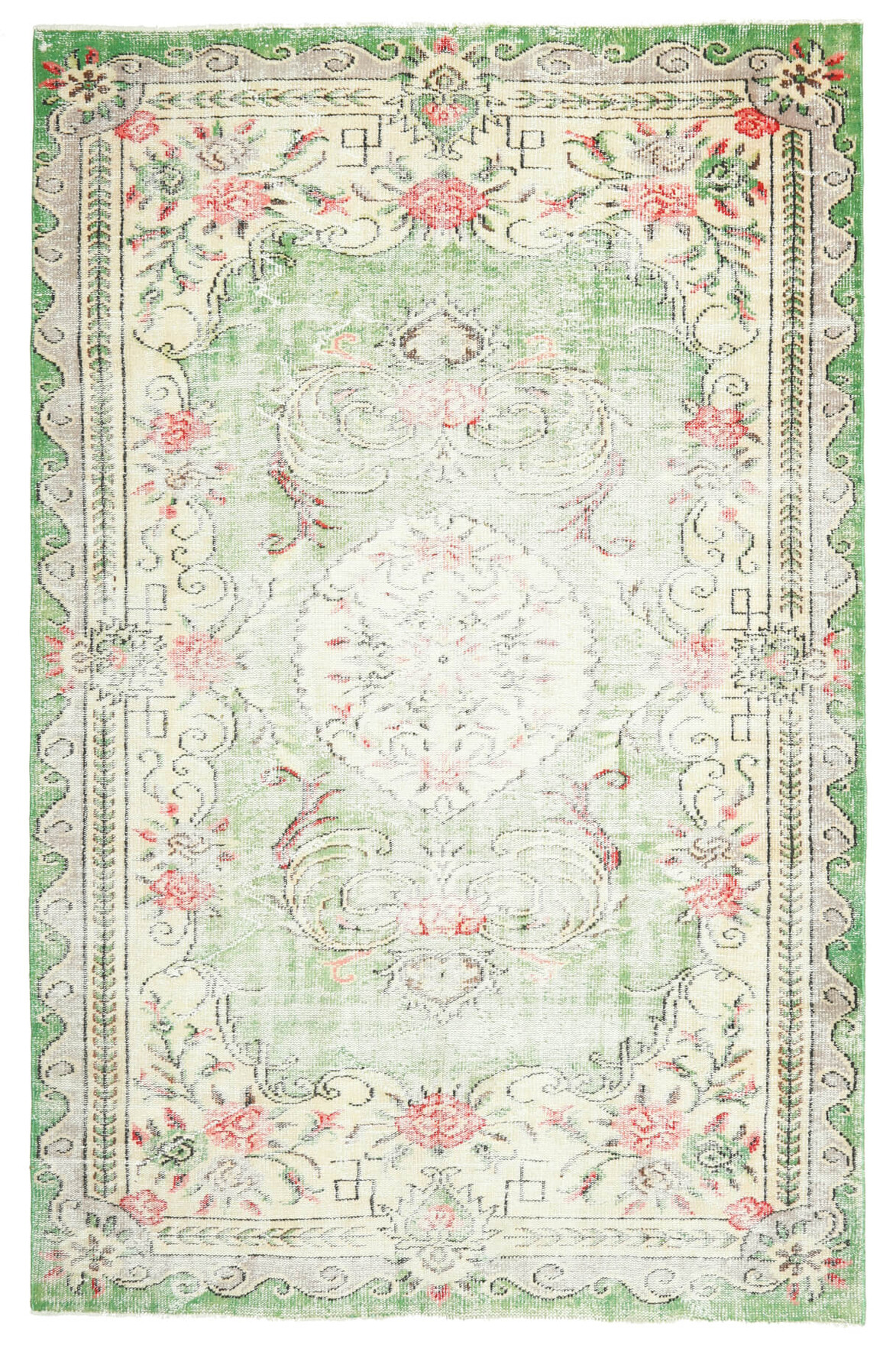 Antique Southwestern Carpet | Rugser ® Vintage Turkish Rugs